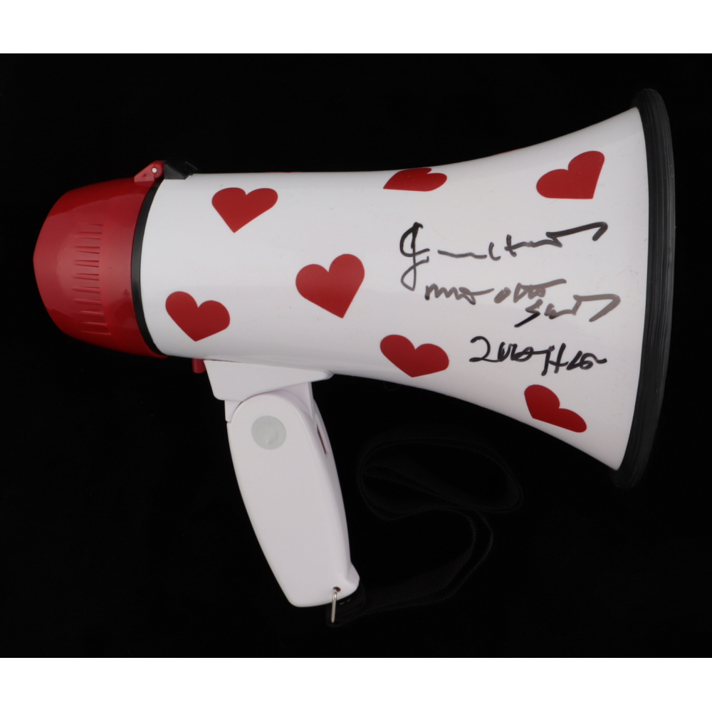 Jimmy Hart Signed Megaphone Inscribed "Mouth of the South" & "2005 HOF ...