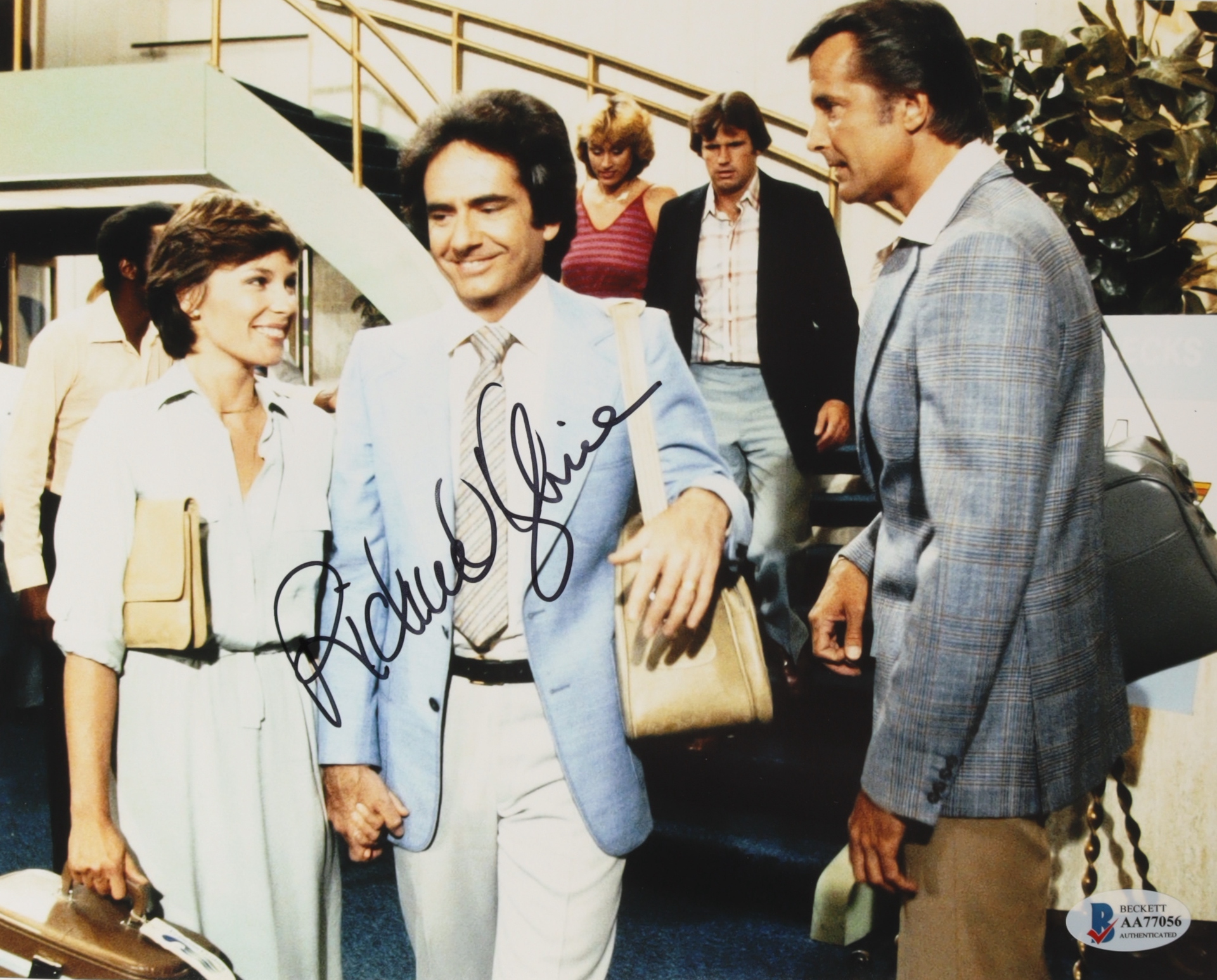 Richard Kline Signed "Three's Company" 8x10 Photo (Beckett COA ...