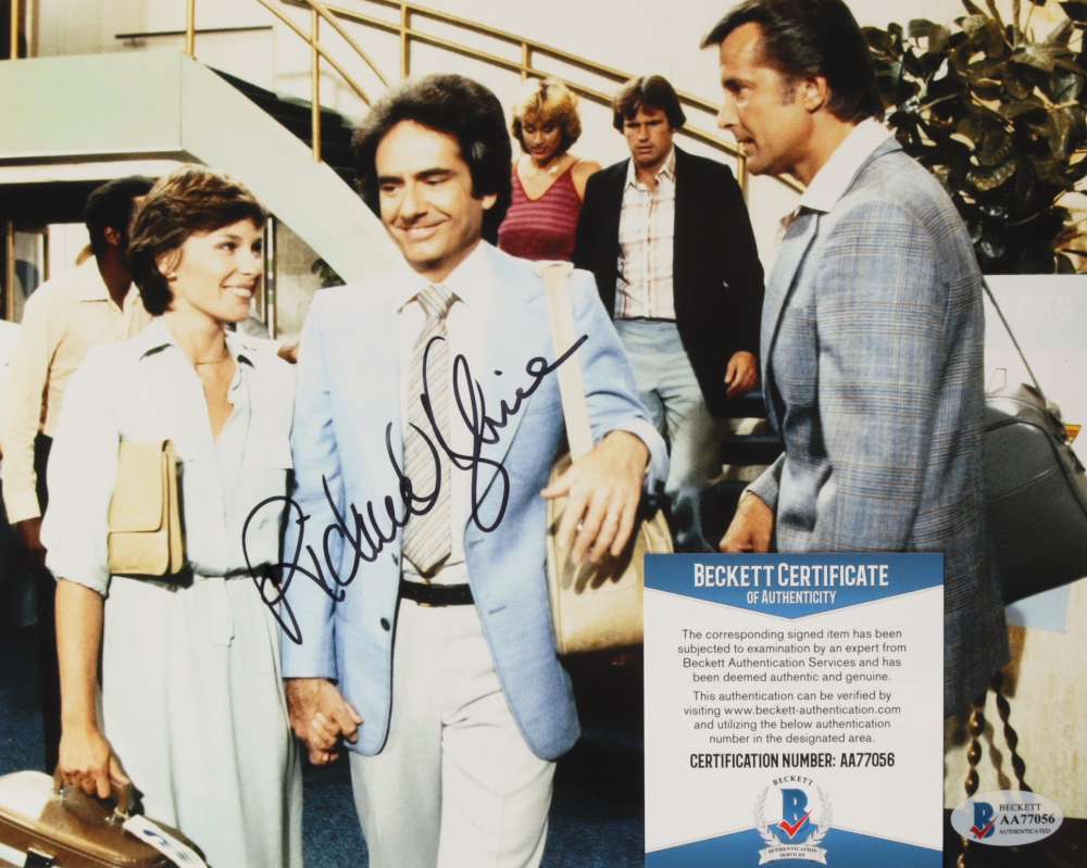 Richard Kline Signed "Three's Company" 8x10 Photo (Beckett COA ...