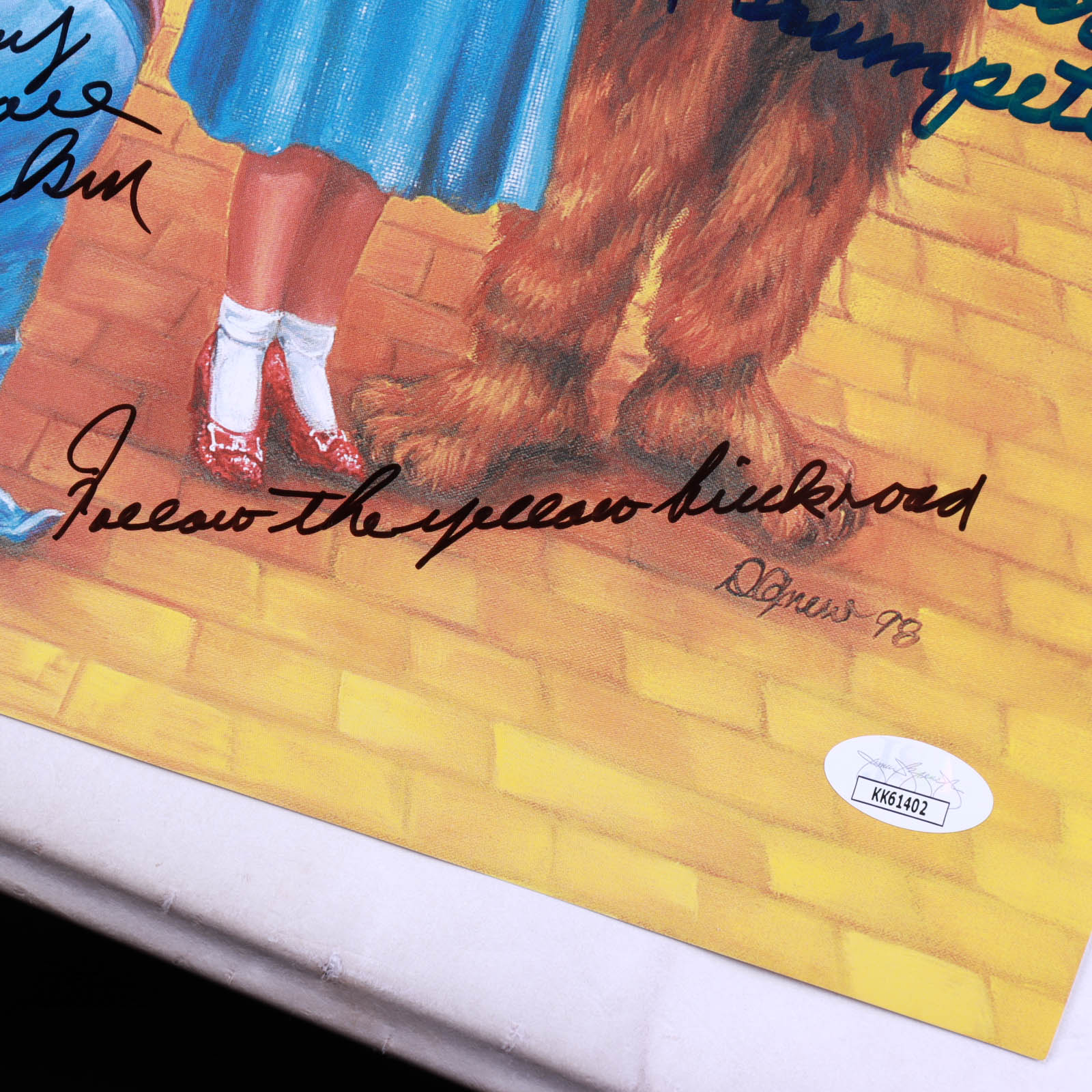 "The Wizard of Oz" 11x14 Photo Signed by (4) with Mickey Carroll, Donna ...