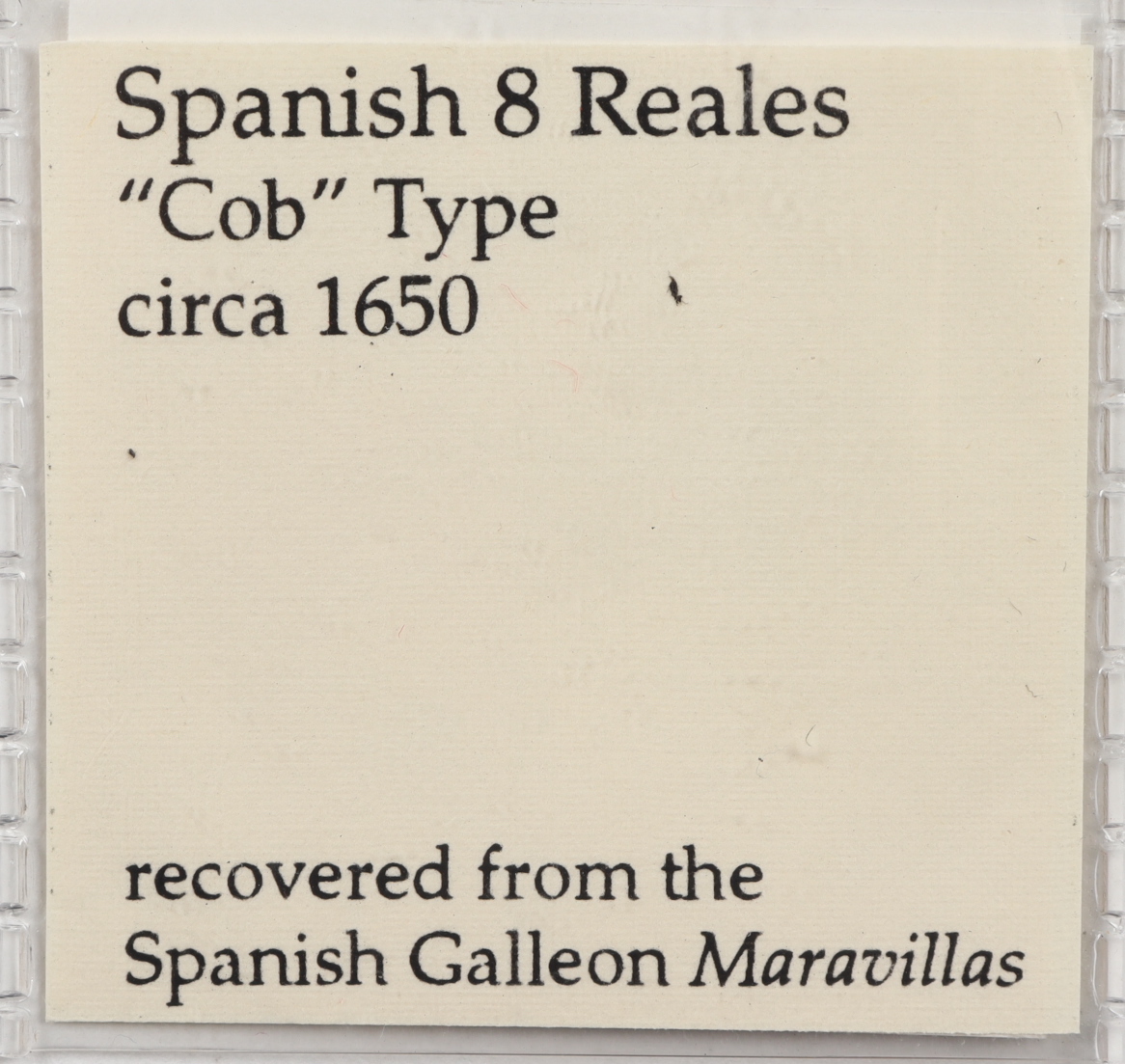 Maravillas Shipwreck Spanish Colonial 8 Reales Silver Cob Coin, Mexico ...