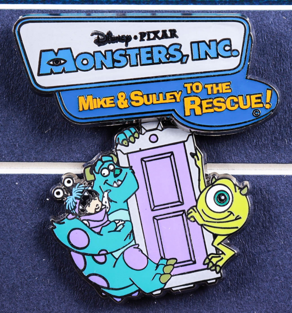 Disney Pixar "Monsters, Inc." 15x22 Custom Framed Disneyland Ride ...
