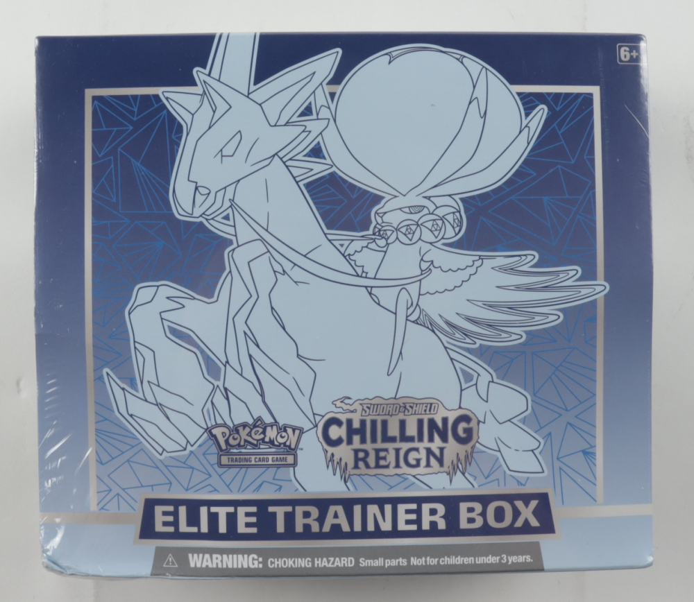 Pokemon Chilling Reign Elite Trainer Box with (8) Booster Packs | Barnebys