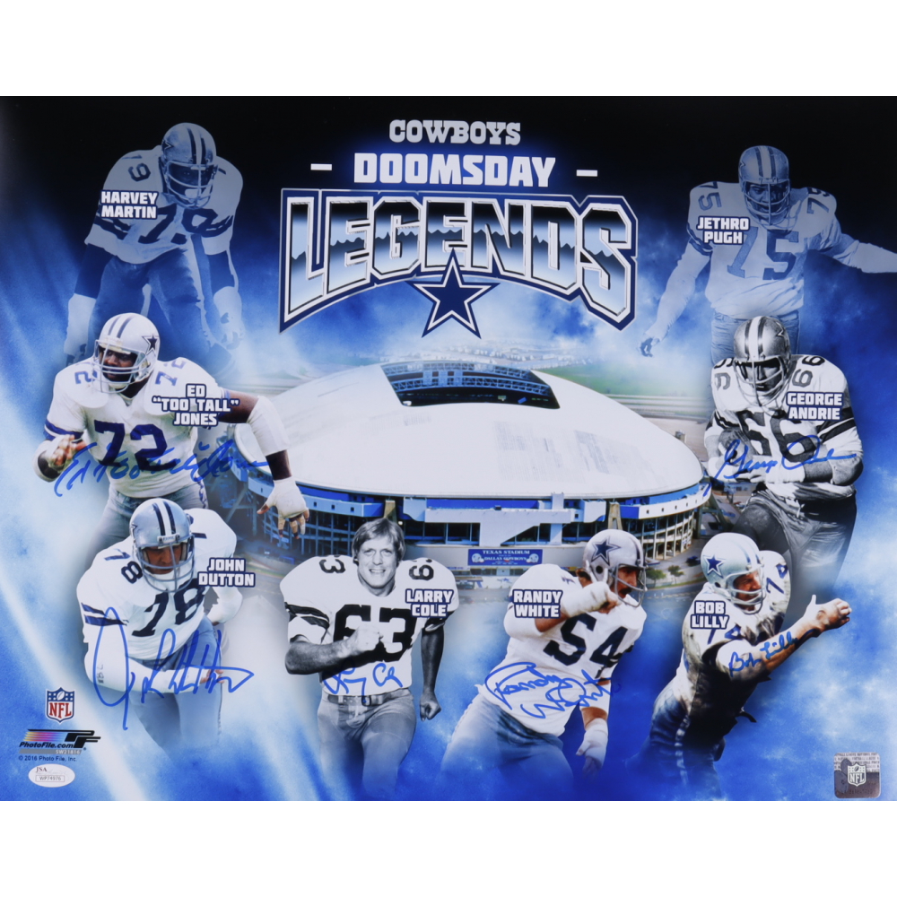 Cowboys 16x20 Photo Team-Signed by (6) with Bob Lilly, George Andrie ...