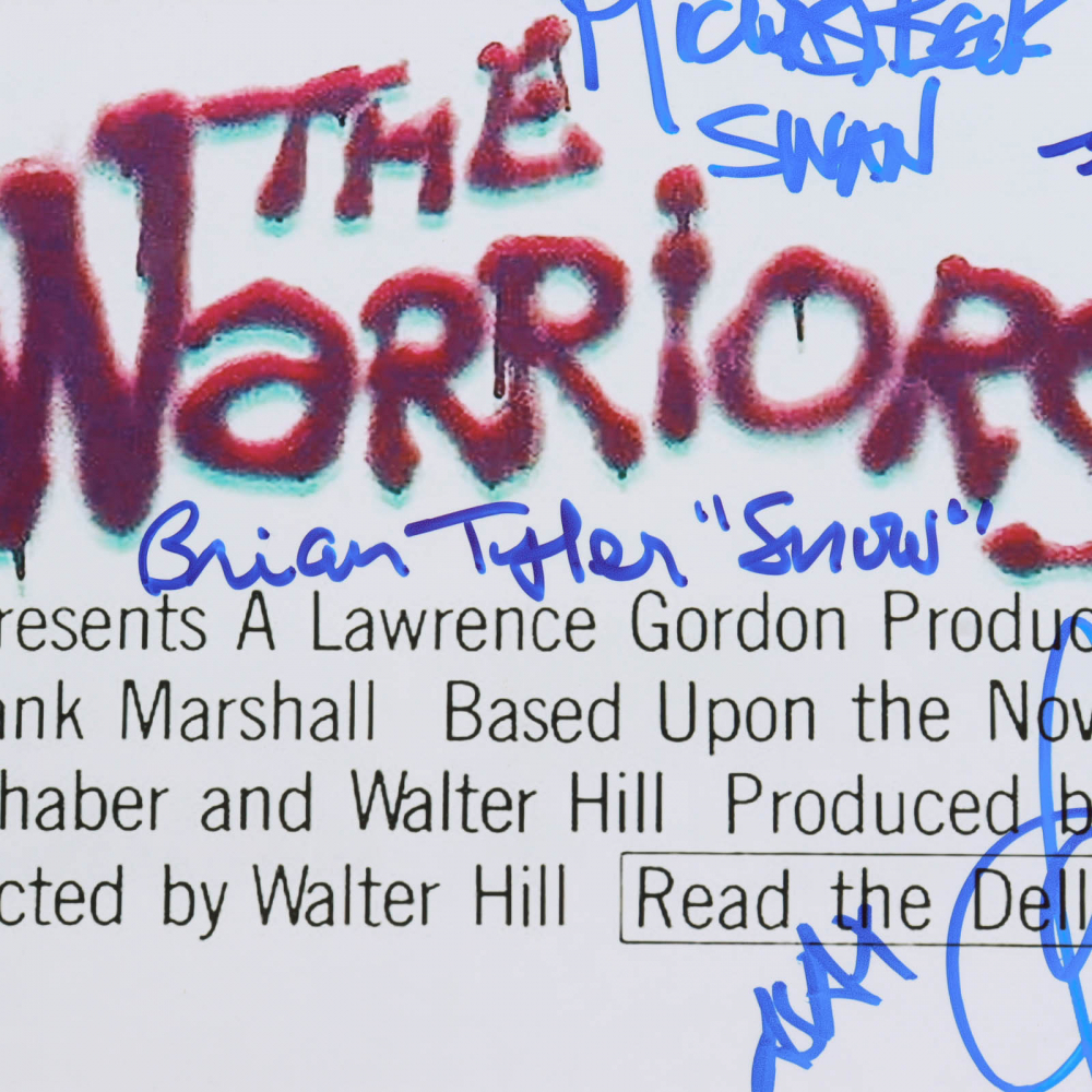 "The Warriors" 16x20 Poster Print Signed by (7) with Brian Tyler, David ...