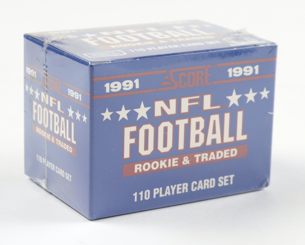 1991 Score NFL Football Rookie and Traded Complete Set of (110) Football Cards | Pristine Auction