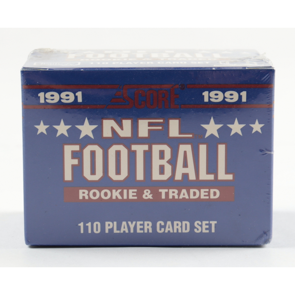 1991 Score NFL Football Rookie and Traded Complete Set of (110 ...