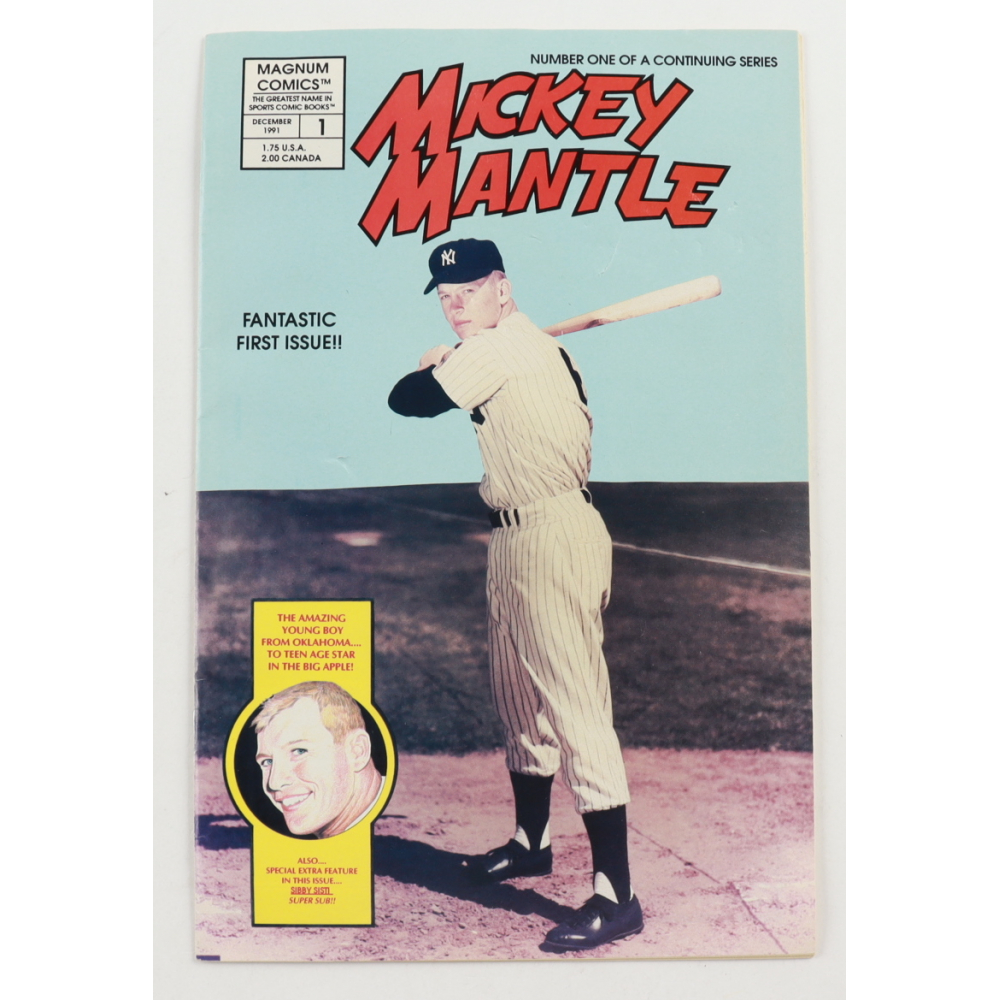 1991 "Mickey Mantle" Vol. 1 Issue #1 Magnum Comic Book | Pristine Auction