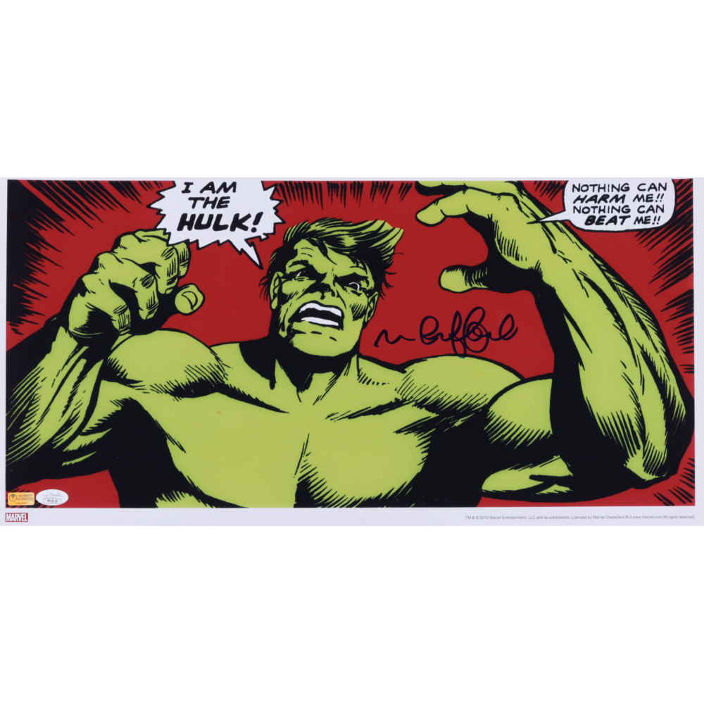 Mark Ruffalo Signed "The Hulk" 11x22 Poster (JSA COA) | Pristine Auction