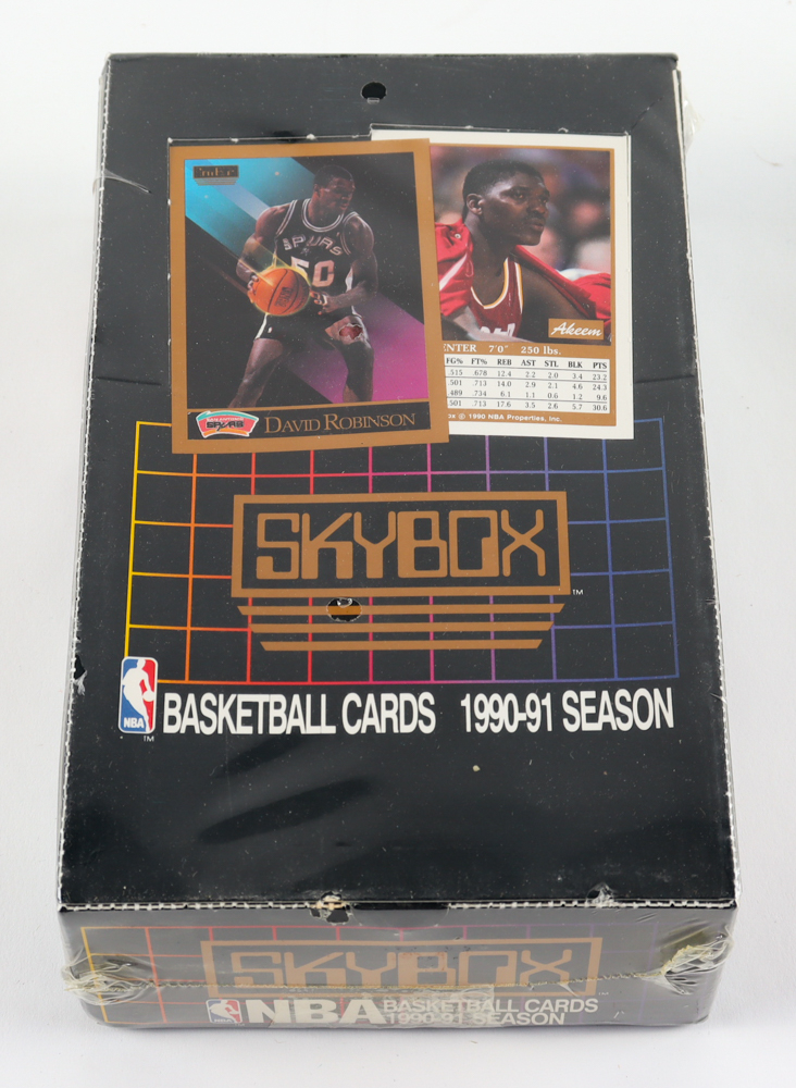 1990-91 Skybox Series 1 Basketball Wax Box of (36) Packs | Pristine Auction
