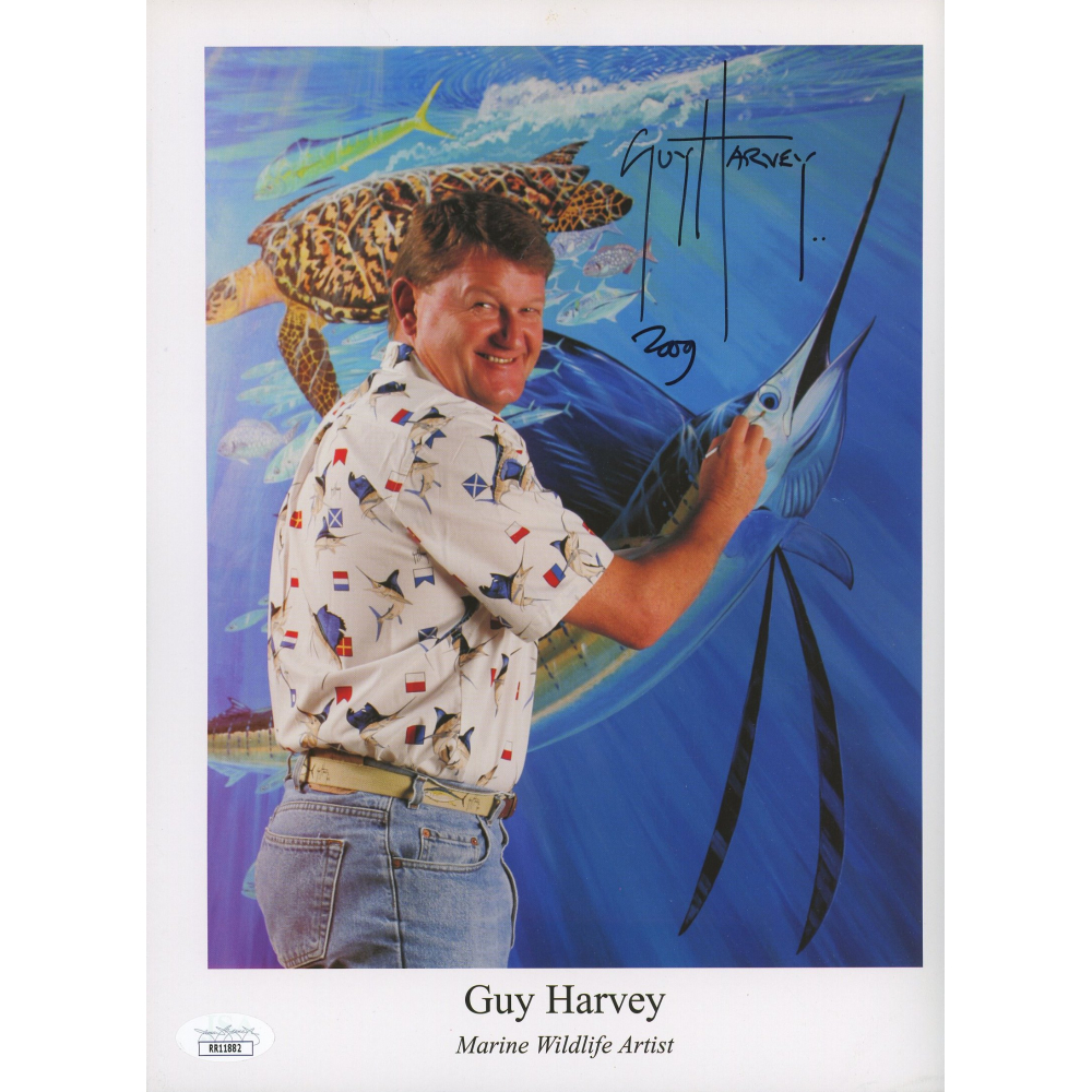 Guy Harvey Signed 8.5x11 Photo (JSA COA) | Pristine Auction