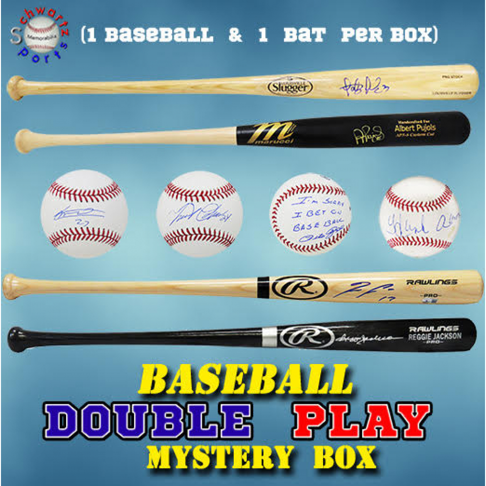 Schwartz Sports Baseball DOUBLE PLAY Mystery Box - Series 4 (Limited to ...