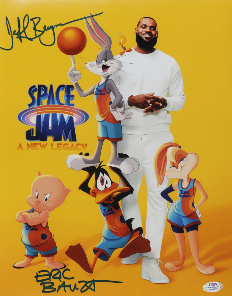 Jeff Bergman & Eric Bauza Signed "Space Jam: A New Legacy" 11x14 Photo ...