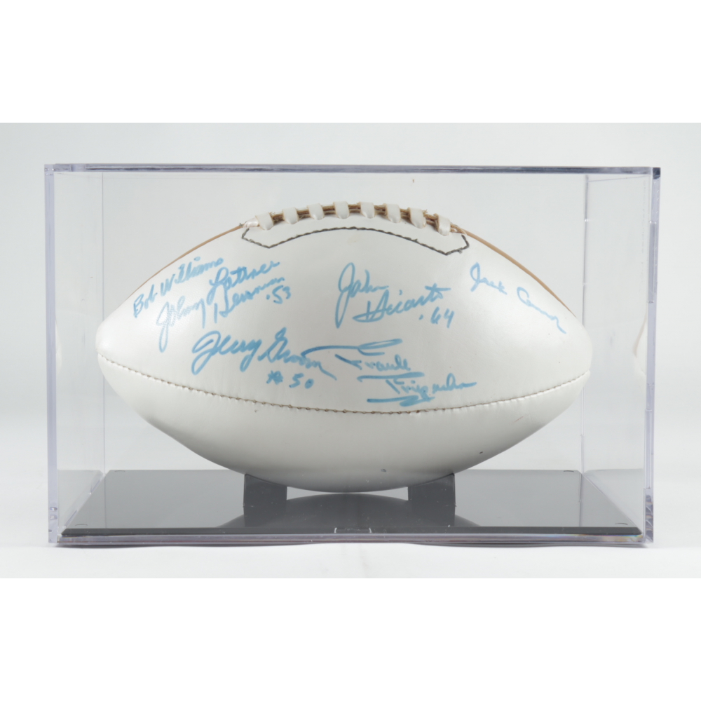 Notre Dame Football Stars Signed Football With Display Case Signed By ...