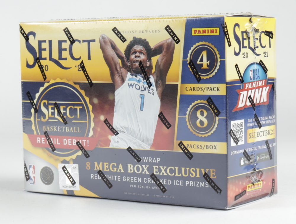2020-21 Panini Select NBA Basketball MEGA Box with (8) Packs | Pristine ...