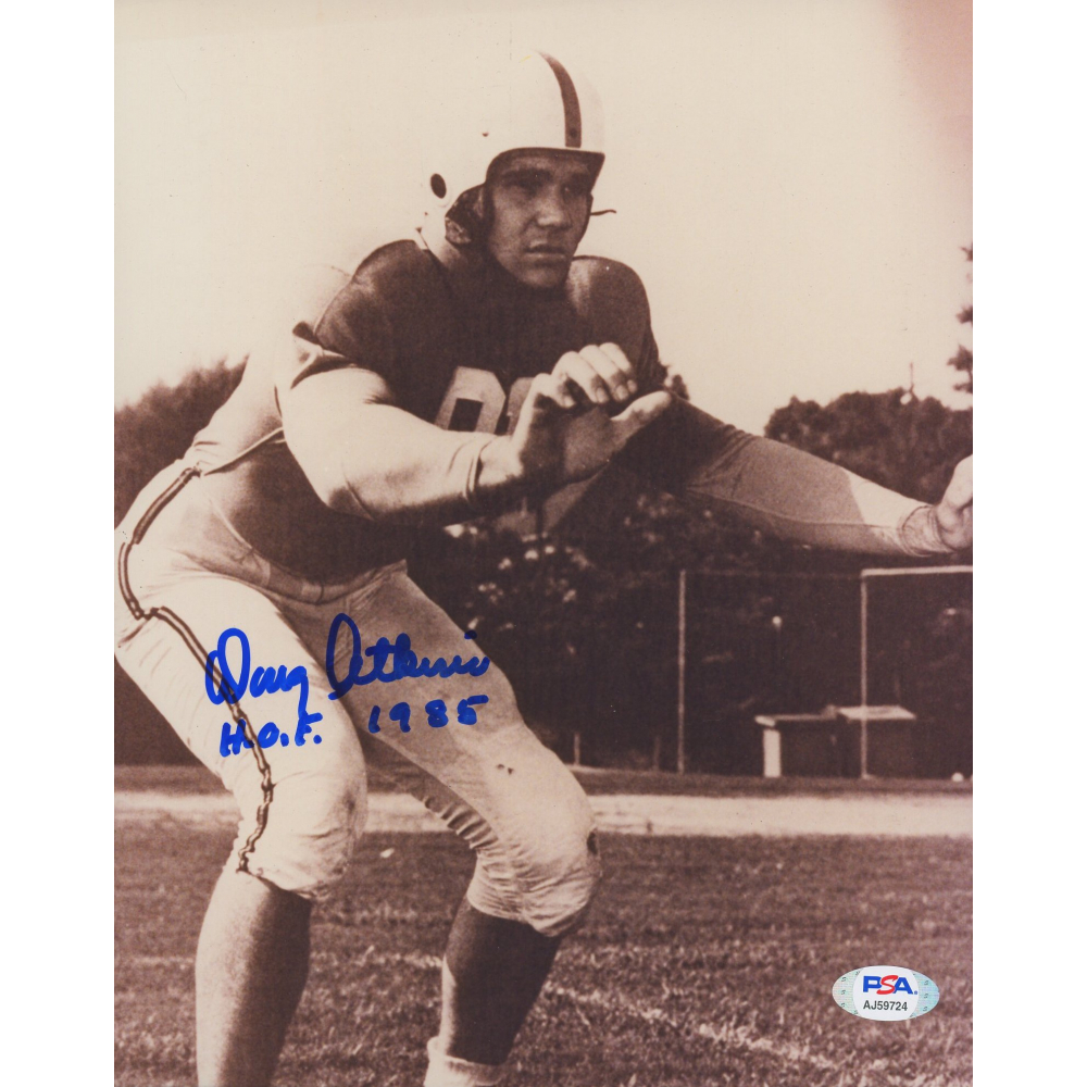 Doug Atkins Signed Bears 8x10 Photo Inscribed "H.O.F. 1985" (PSA COA ...