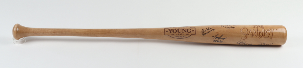"The Sandlot" Young Bat Baseball Bat Cast-Signed by (5) with Tom Guiry ...