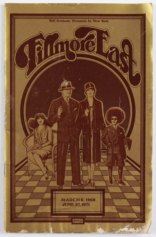 1971 Fillmore East Anniversary Program (See Description) | Barnebys