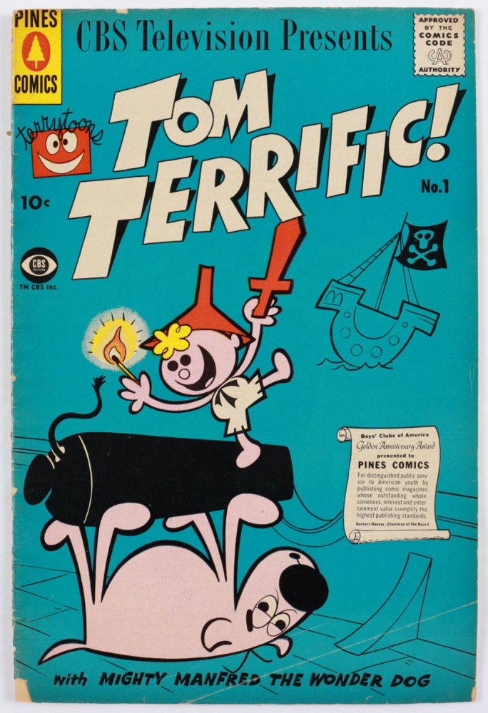 1957 "Tom Terrific" Issue #1 Comic Book (See Description) | Pristine ...
