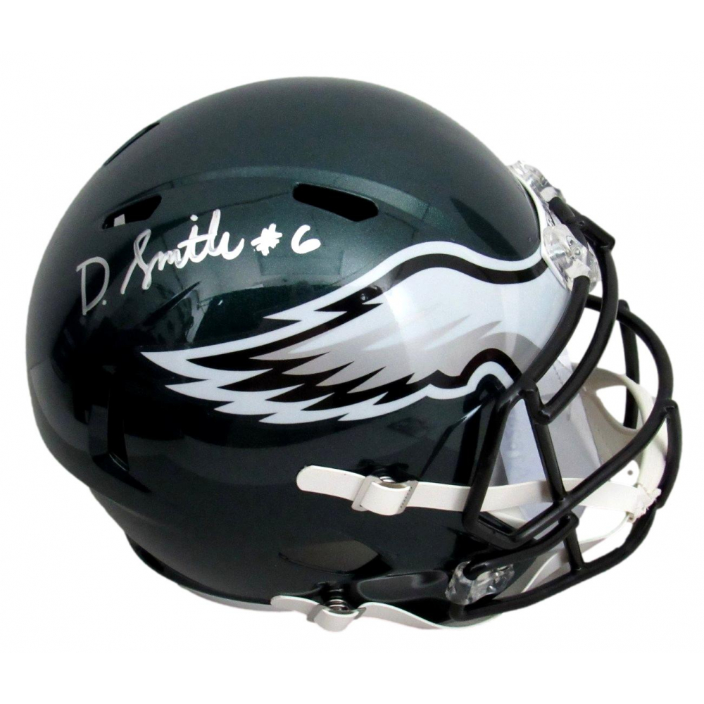 DeVonta Smith Signed Eagles Full-Size Speed Helmet (JSA) | Pristine Auction