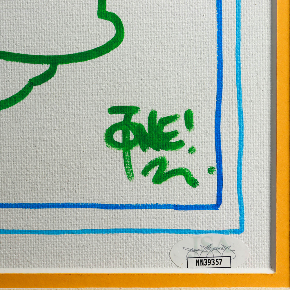 Tone Rodriguez Signed "The Simpsons" 13.5x16.5 Custom Framed Hand-Drawn ...