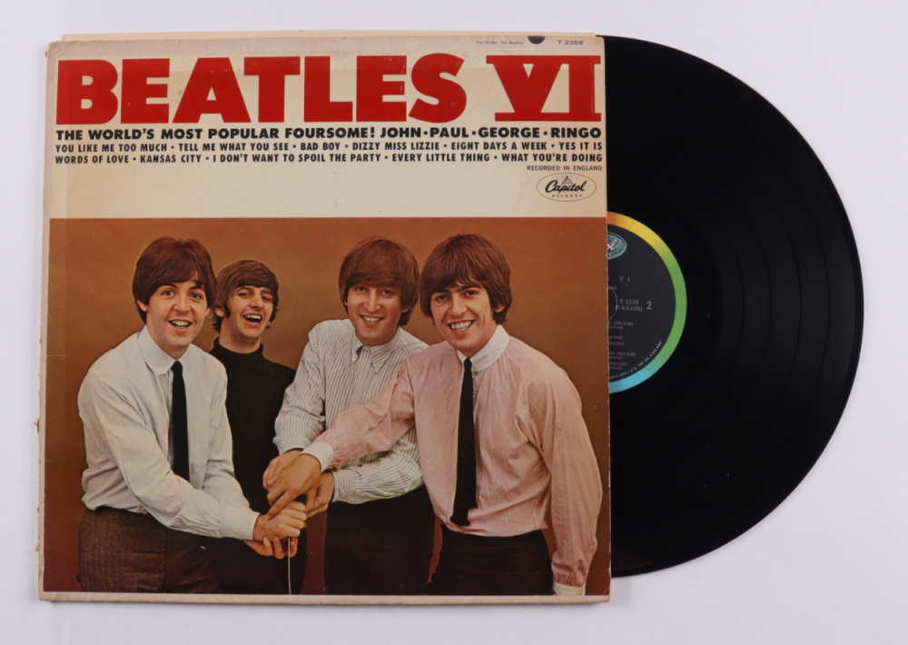 Vintage The Beatles "Beatles VI" Vinyl Record Album (See Description ...