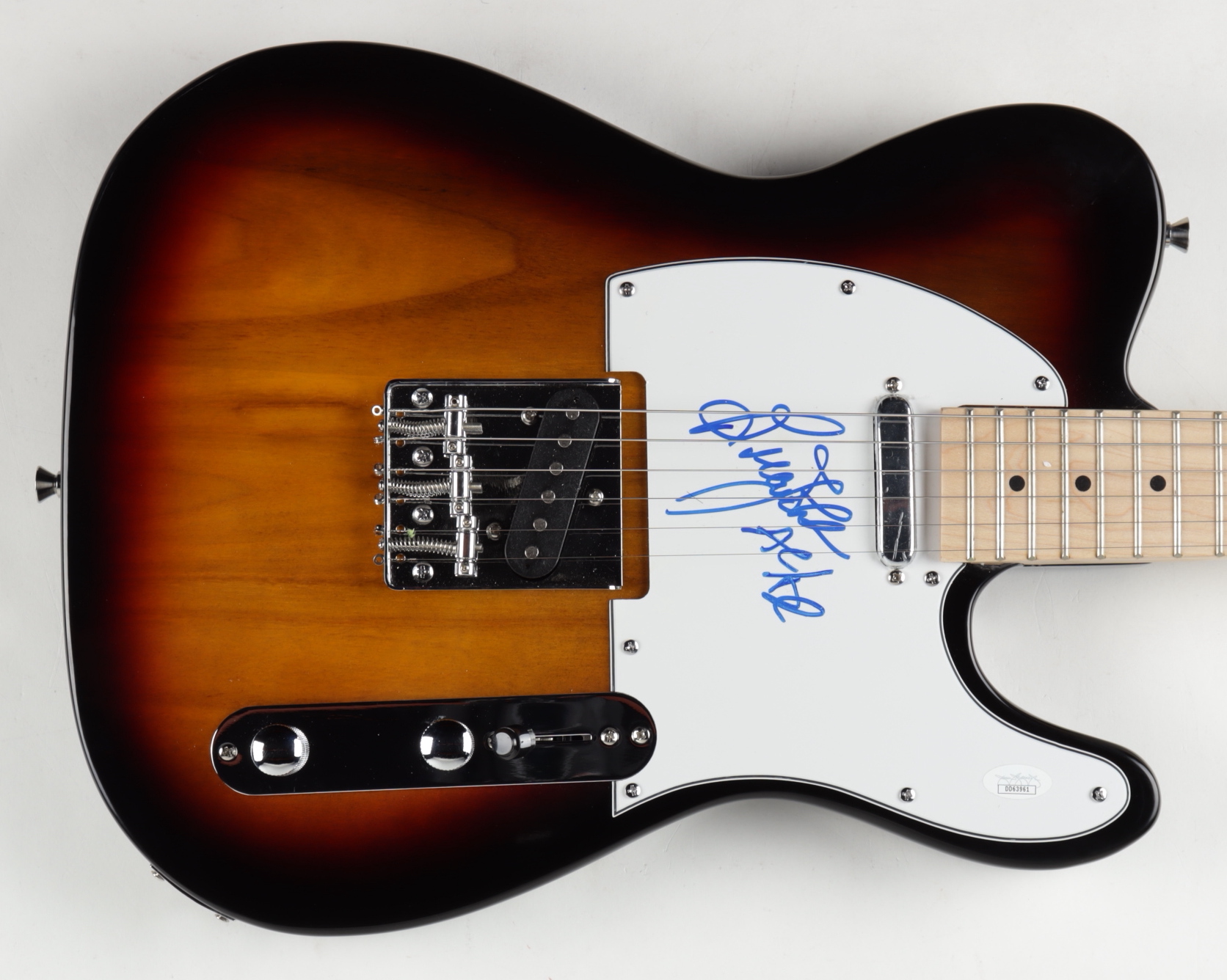 Brian Johnson Signed 39" Electric Guitar Inscirbed "AC/DC" (JSA COA ...
