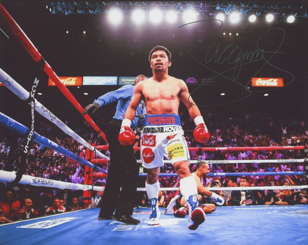 Manny Pacquiao Signed 8x10 Photo (Pacquiao COA) | Pristine Auction