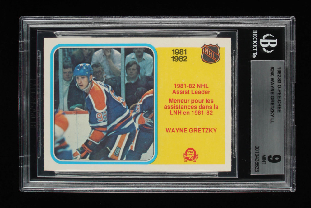Wayne Gretzky 1982-83 O-Pee-Chee #240 LL (BGS 9) | Pristine Auction