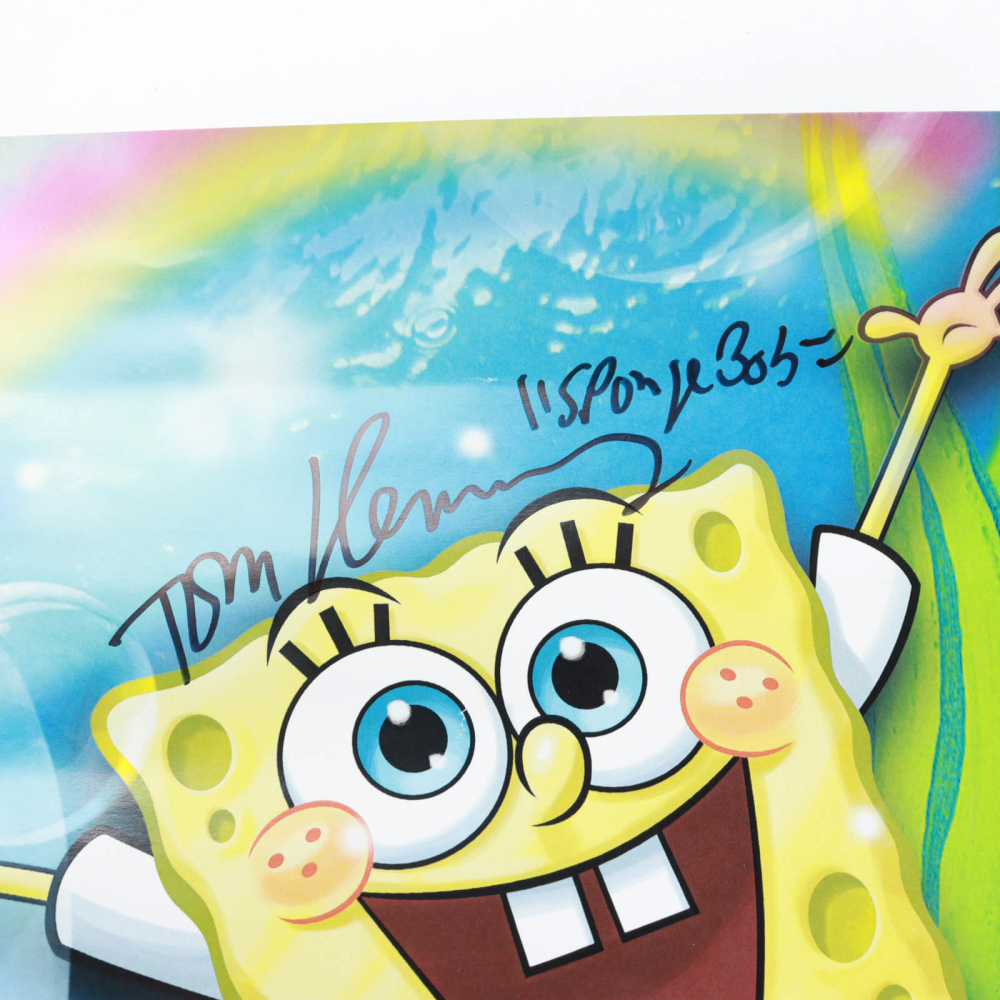 Tom Kenny Signed "SpongeBob SquarePants" 11x17 Print Inscribed ...
