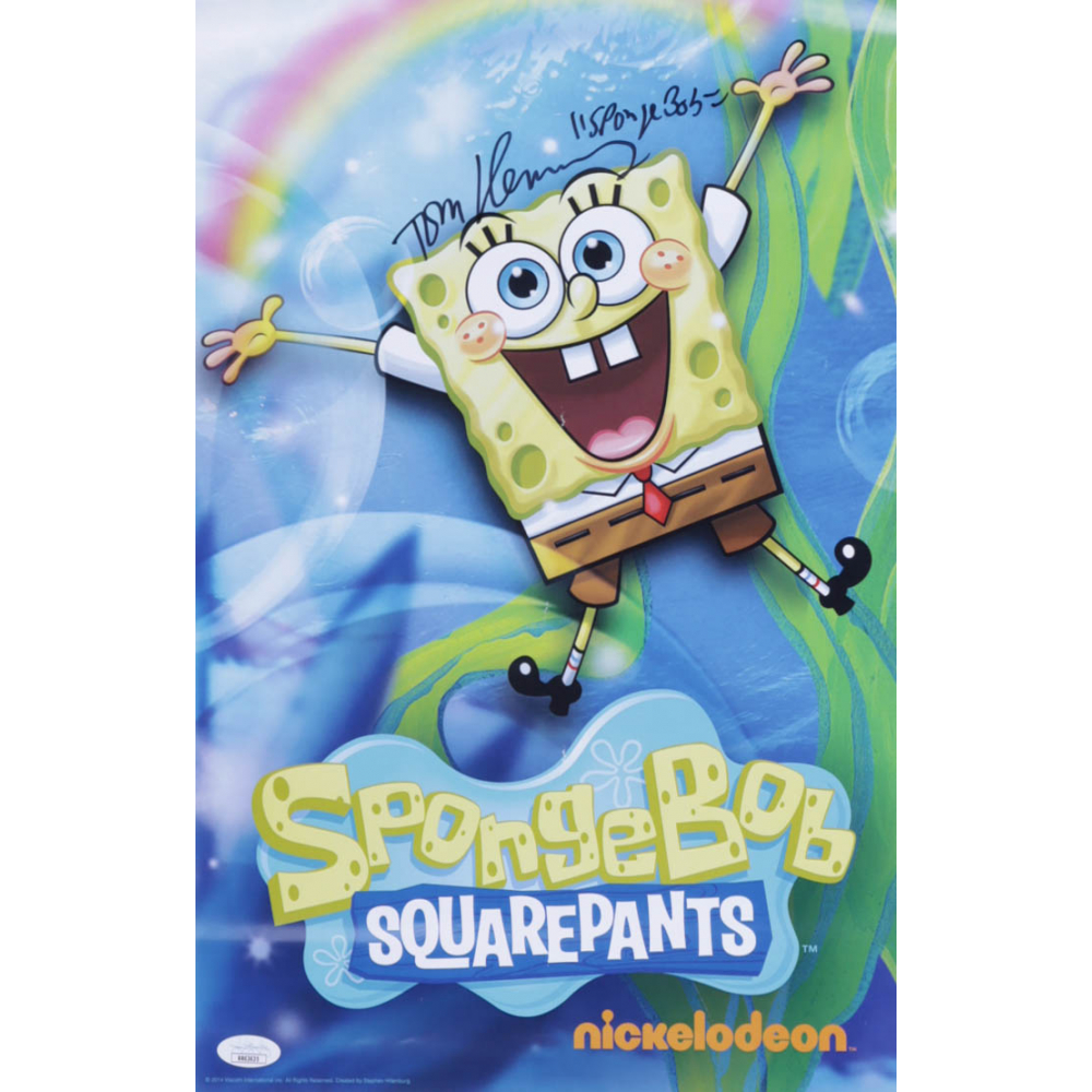 Tom Kenny Signed "SpongeBob SquarePants" 11x17 Print Inscribed ...