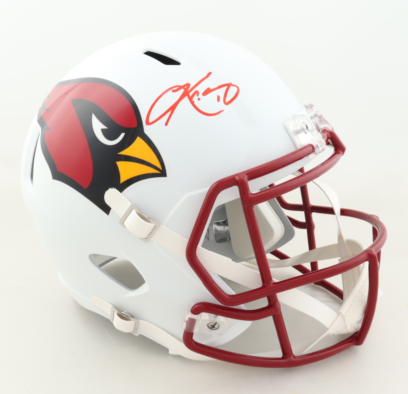 Kyler Murray Signed Cardinals Full-Size Flat White Speed Helmet ...