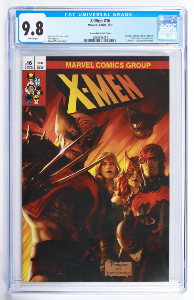 2021 "X-Men" Issue #16 Unknown Comics Exclusive Miguel Mercado Variant ...