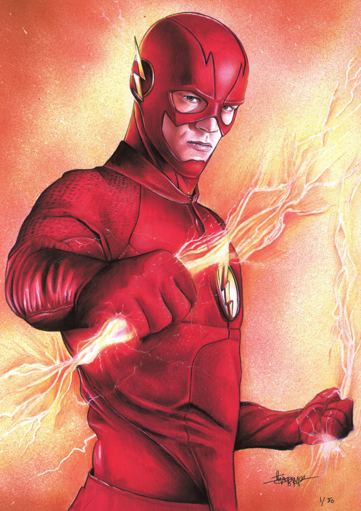 Thang Nguyen - Flash - DC Comics - 8x12 Signed Limited Edition Giclee ...