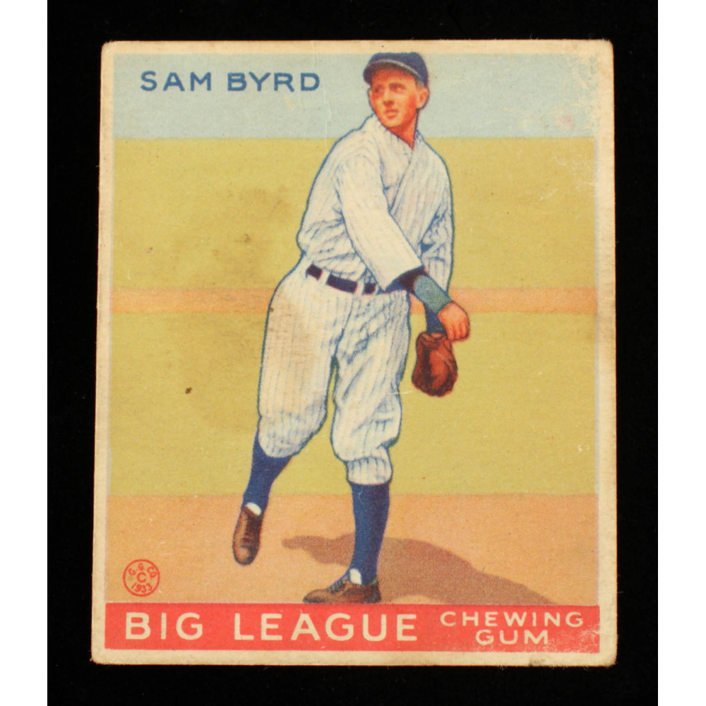 Sam Byrd 1933 Goudey #157 RC | Pristine Auction