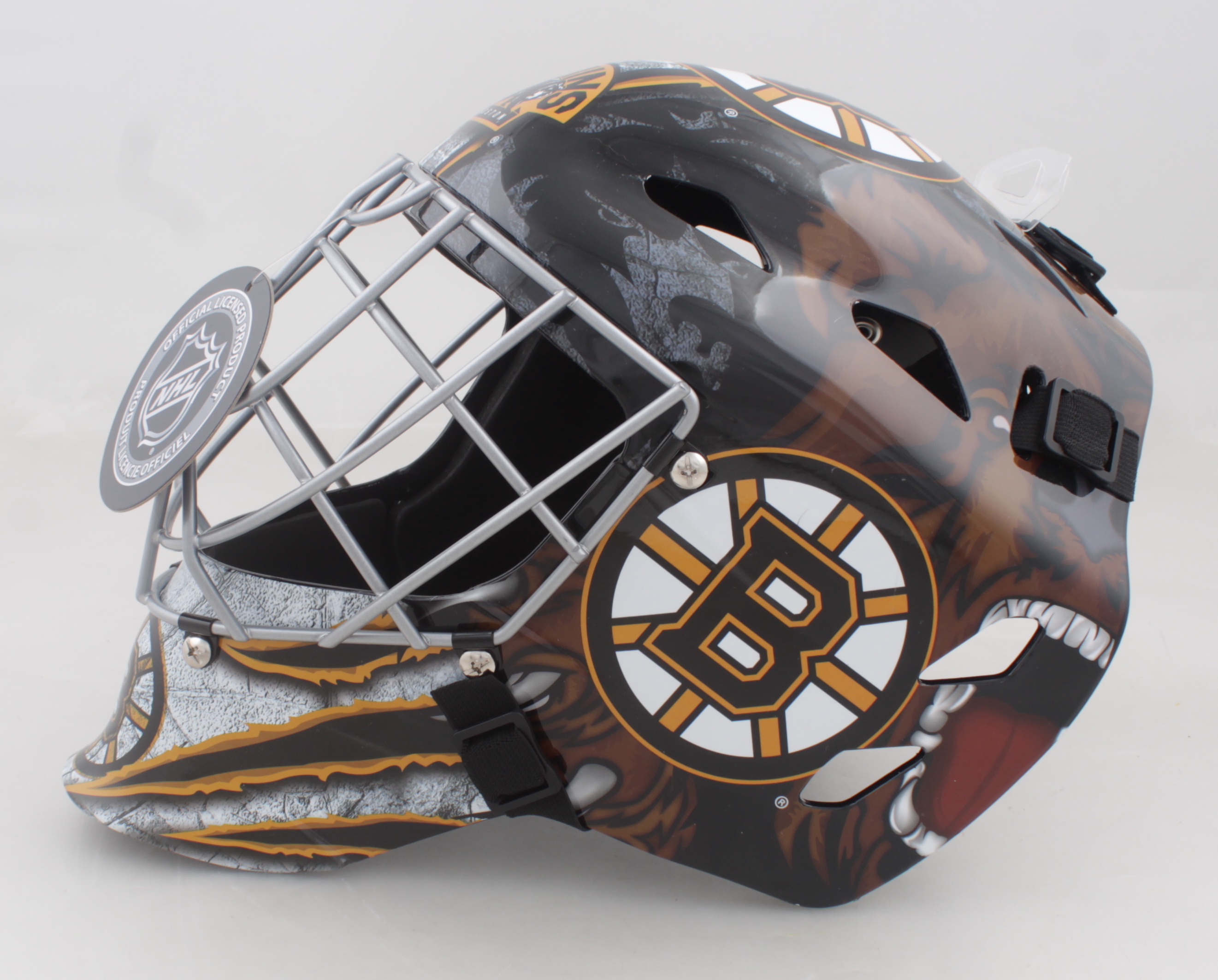 Jeremy Swayman Signed Bruins Full-Size Hockey Goalie Mask (Swayman COA ...