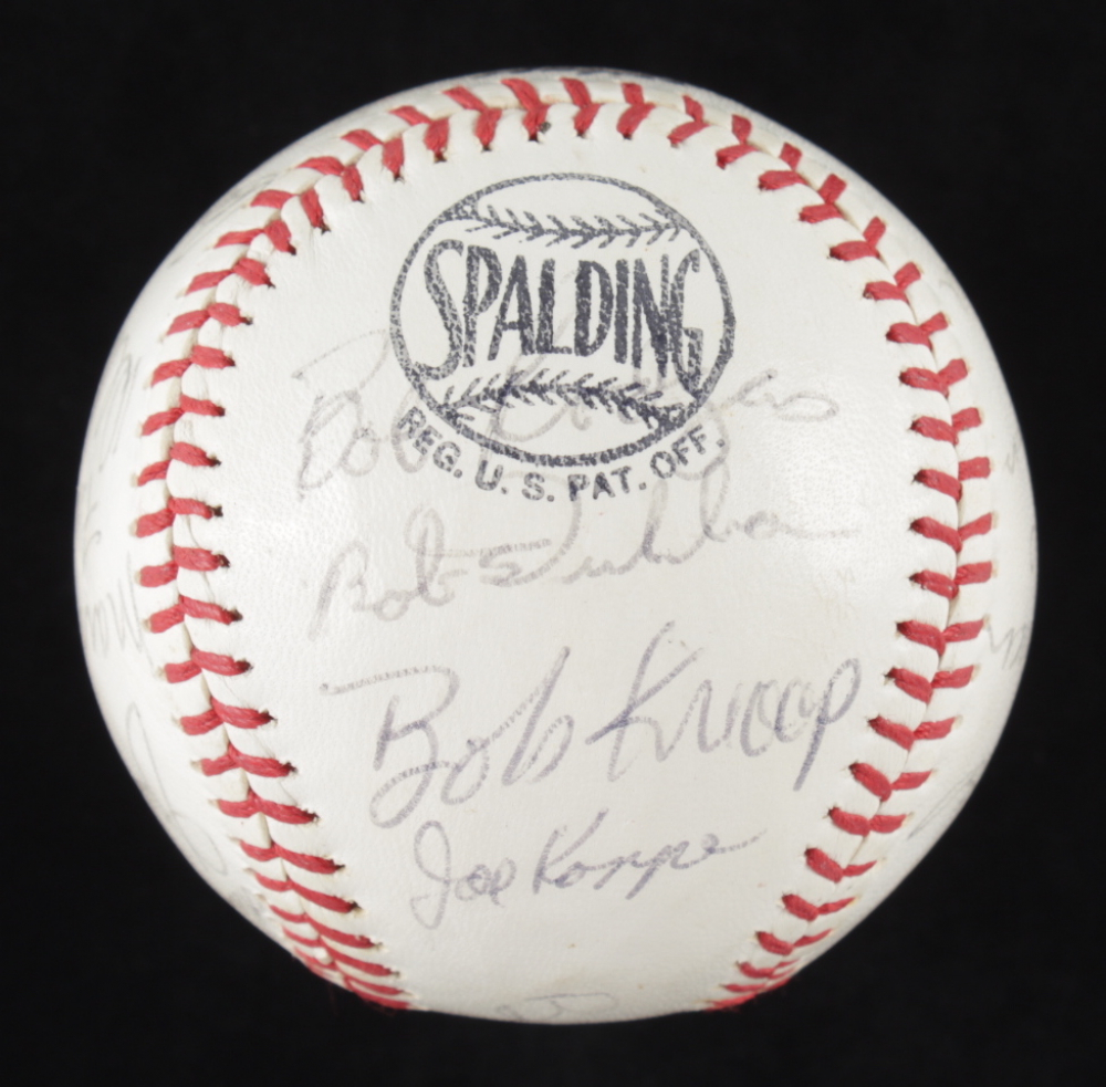 1964 Angels Logo Baseball Team-Signed by (25) with Dean Chance, Jim ...