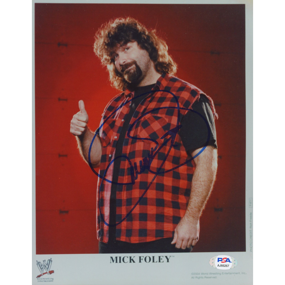 Mick Foley Signed WWE 8x10 Photo (PSA) | Pristine Auction