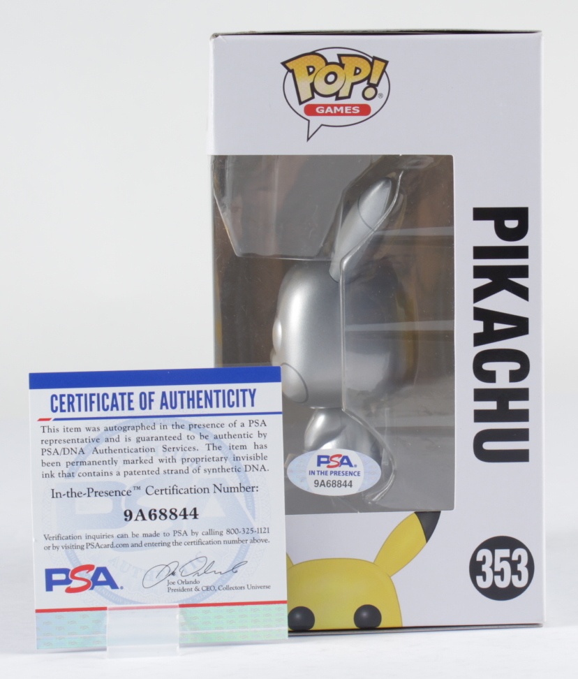 Michael Haigney Signed "Pokemon" Pikachu #353 Funko Pop! Vinyl Figure ...