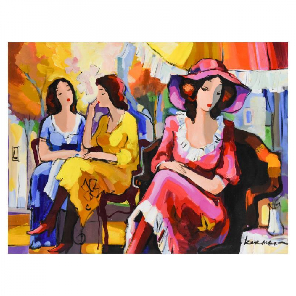 Michael Kerman Signed 31x23 Original Acrylic Painting on Canvas (PA LOA ...