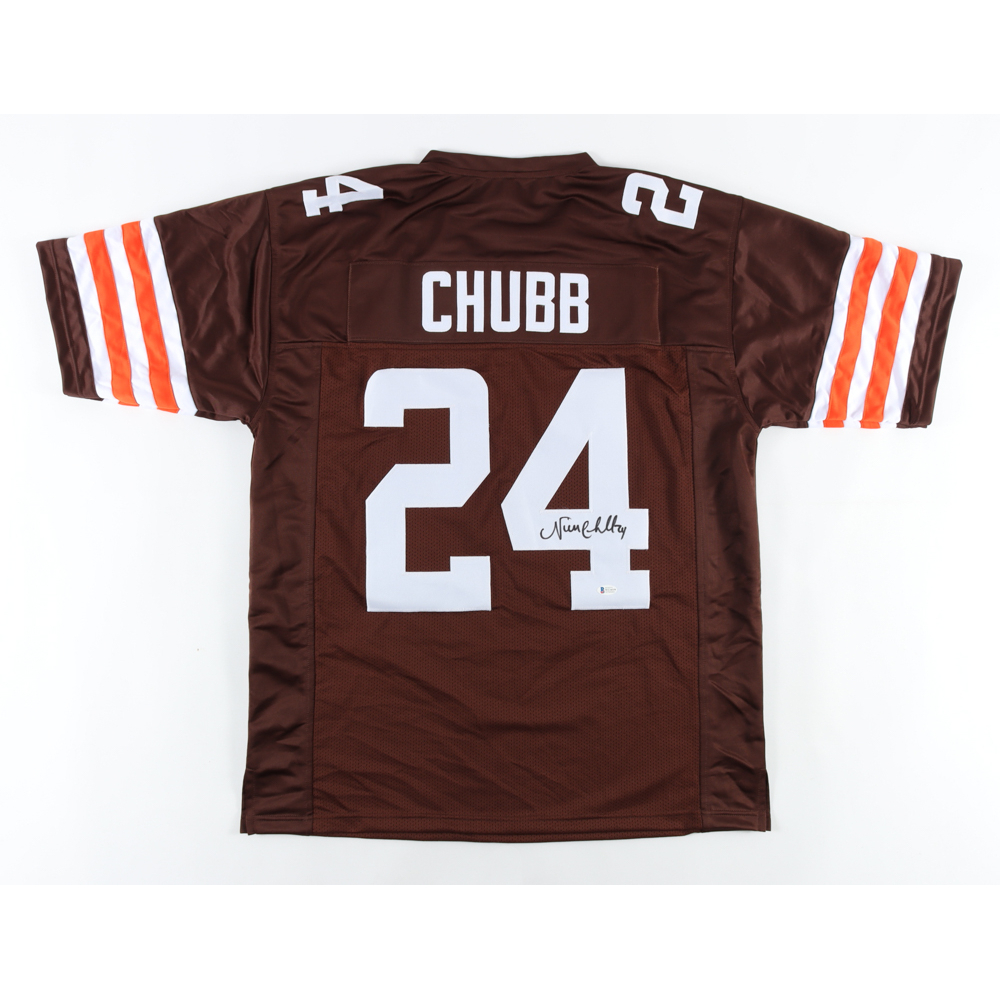 Nick Chubb Signed Jersey (Beckett) | Pristine Auction