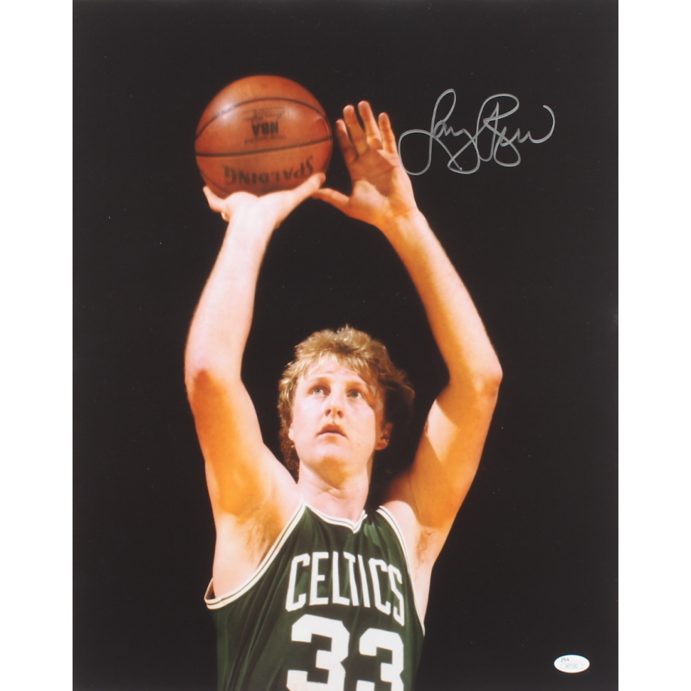 Larry Bird Signed Celtics 16x20 Photo (JSA COA) | Pristine Auction