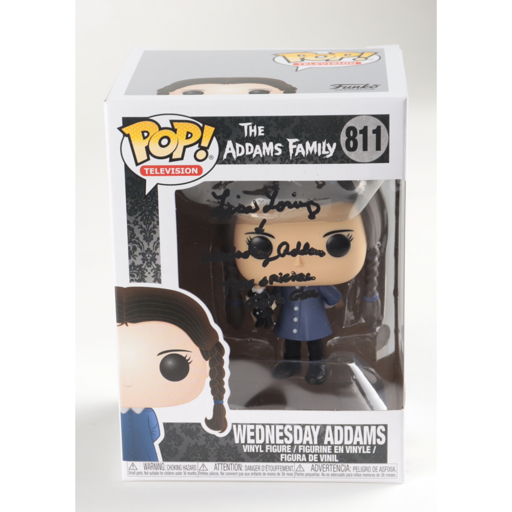 Lisa Loring Signed "The Adams Family" #811 Wednesday Adams Funko Pop ...