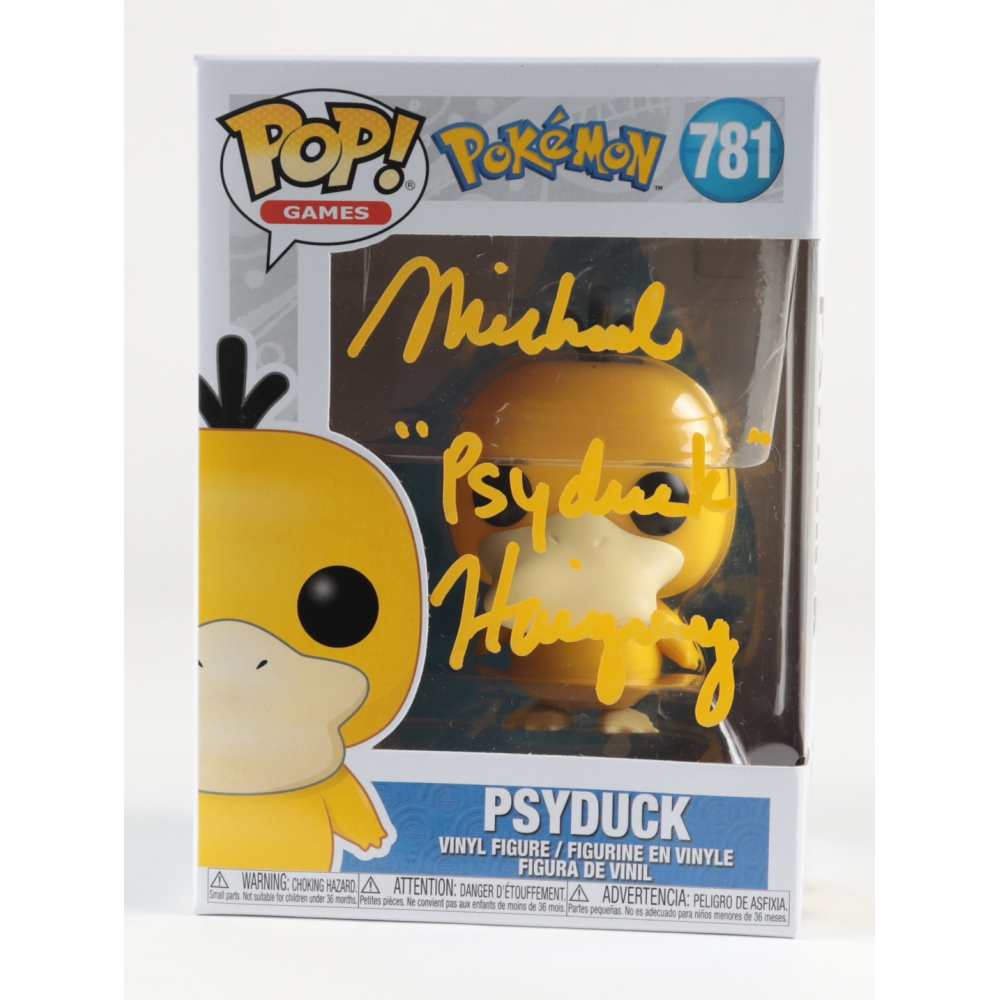 Michael Haigney Signed Pokemon #781 Psyduck Funko Pop! Vinyl Figure ...