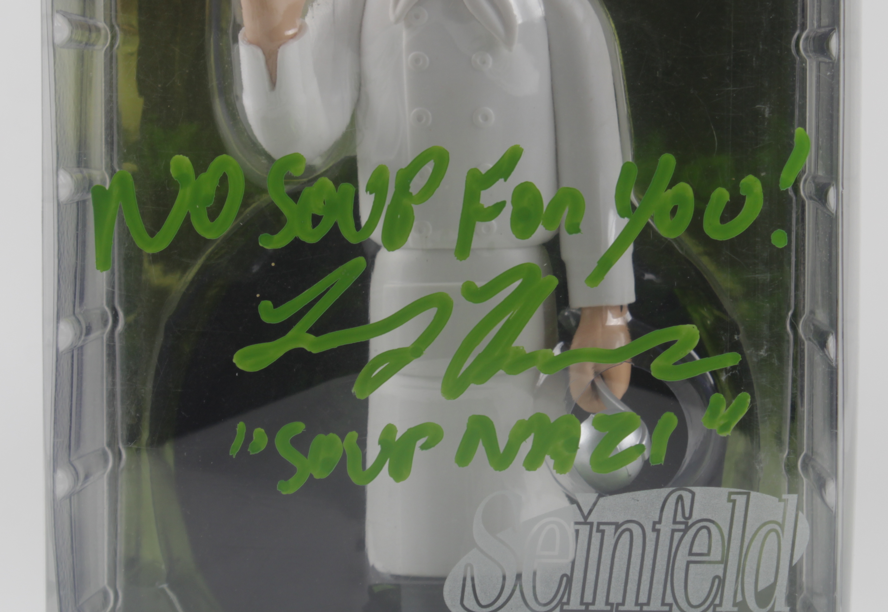 Larry Thomas Signed "Seinfeld" Soup Nazi Vinyl Idolz Figure Inscribed ...