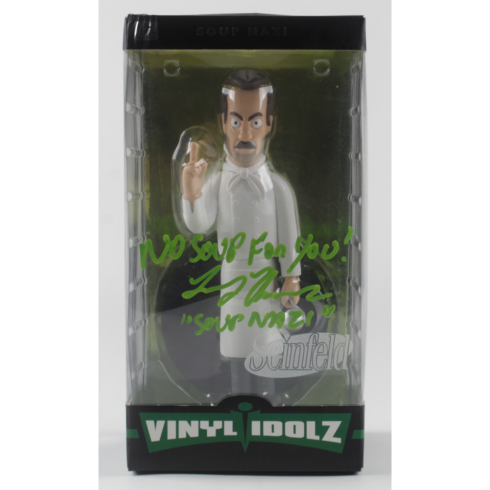 Larry Thomas Signed "Seinfeld" Soup Nazi Vinyl Idolz Figure Inscribed ...