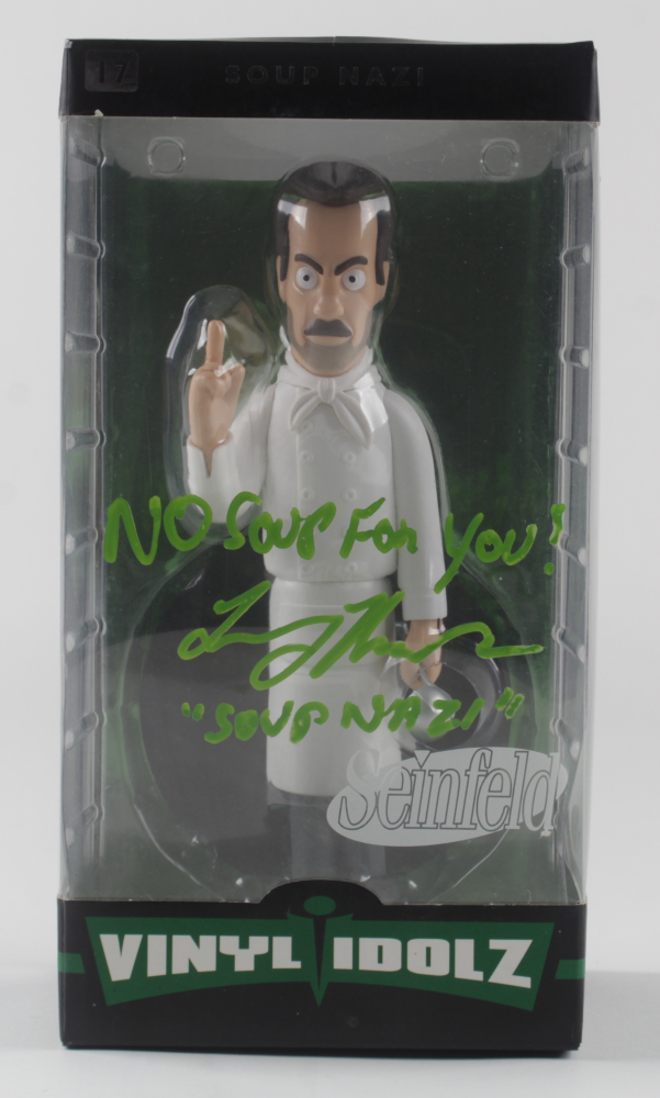 Larry Thomas Signed "Seinfeld" Soup Nazi Vinyl Idolz Figure Inscribed ...