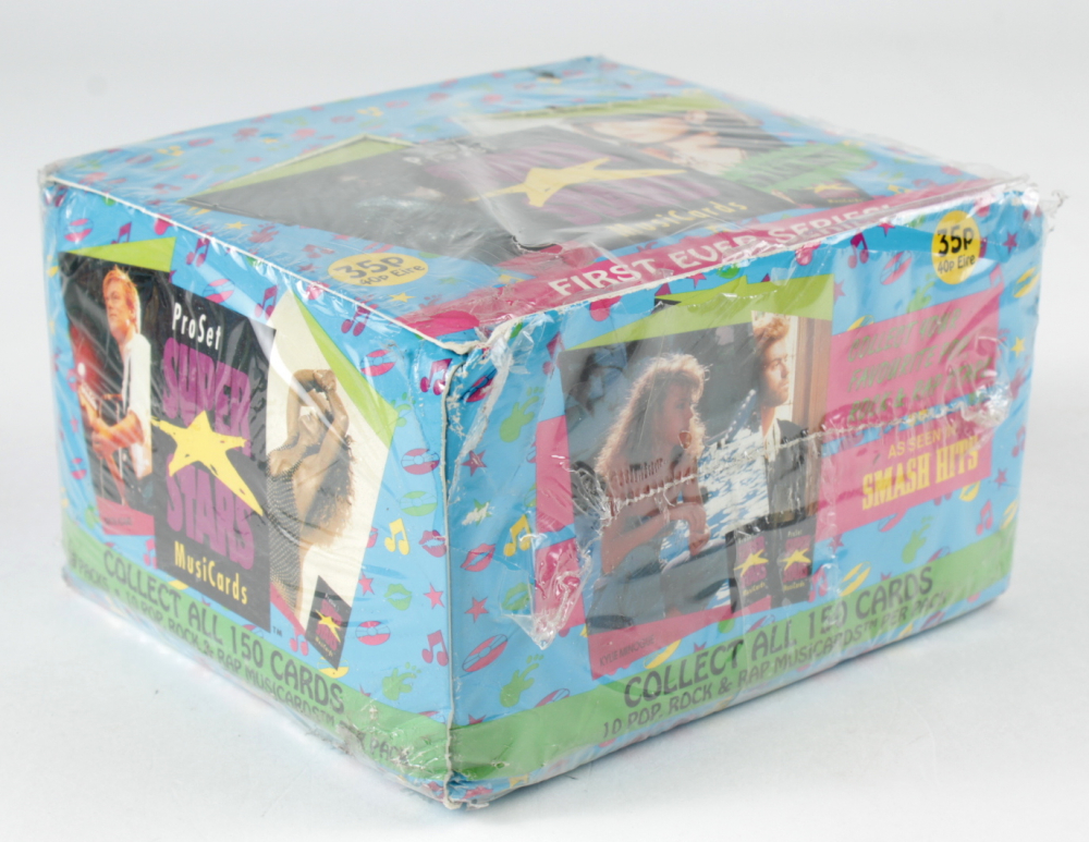 1991 Pro Set SuperStars MusiCards Box With (36) Packs (See Description ...
