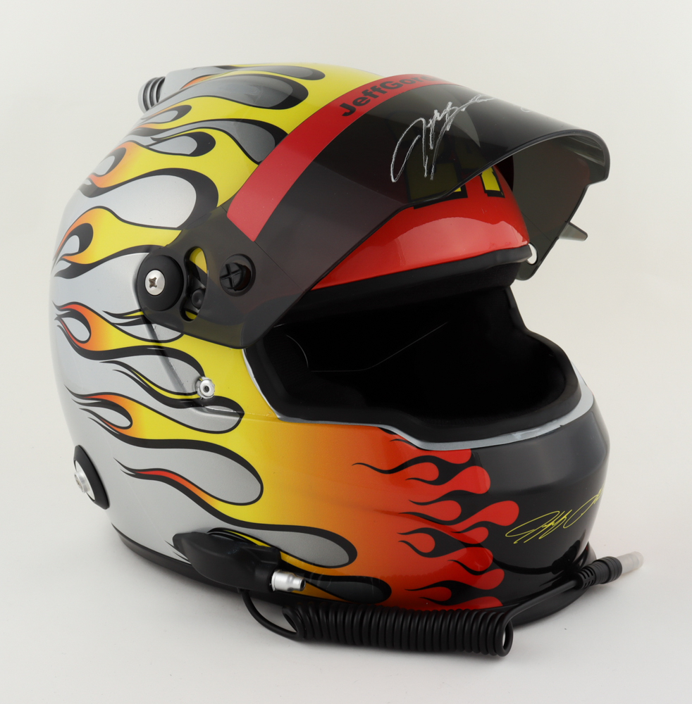 Jeff Gordon Signed NASCAR "24Ever" Career Highlight Full-Size Helmet ...