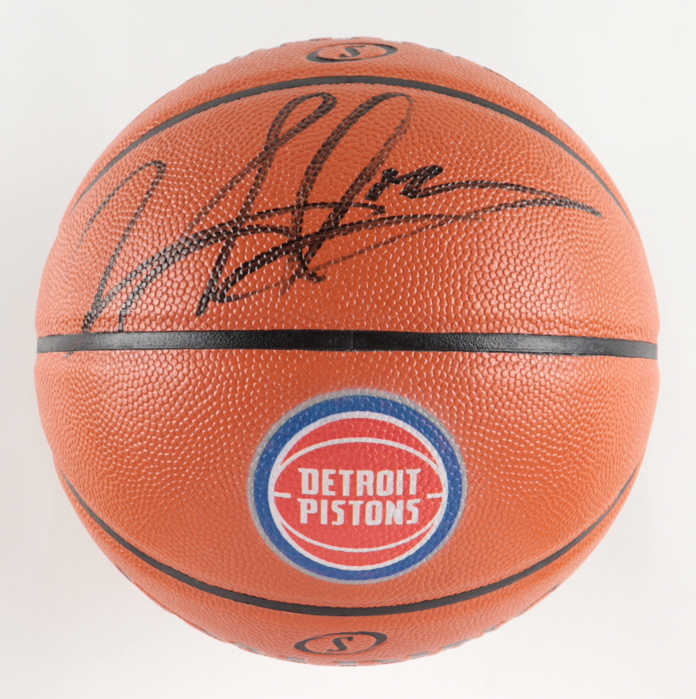 Dennis Rodman Signed Pistons Logo NBA Game Ball Series Basketball (JSA ...